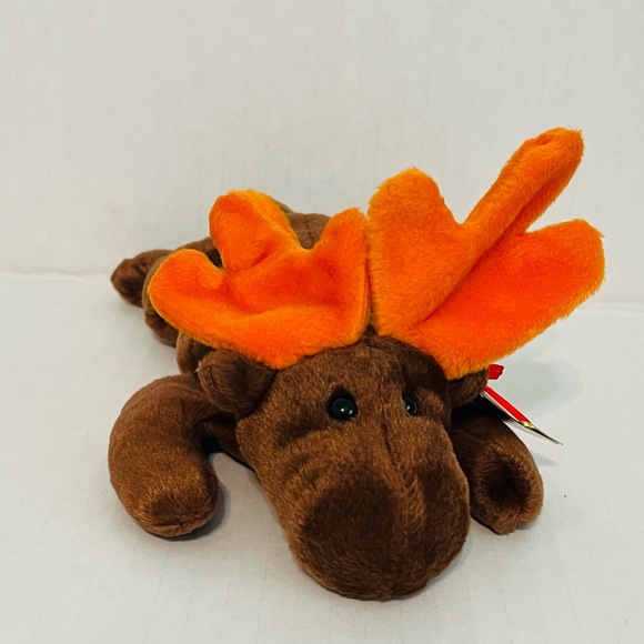 Ty | Toys | Vintage Ty Beanie Babies Chocolate The Moose Plush | Poshmark
